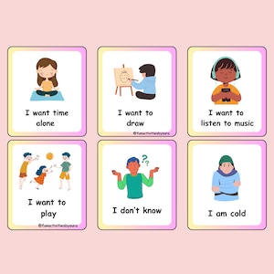 Communication Speech Flash Cards, Instant Download Special Needs ...