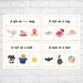Phonics Reading Sentences Clip Cards: Montessori Learn to Read (digital ...