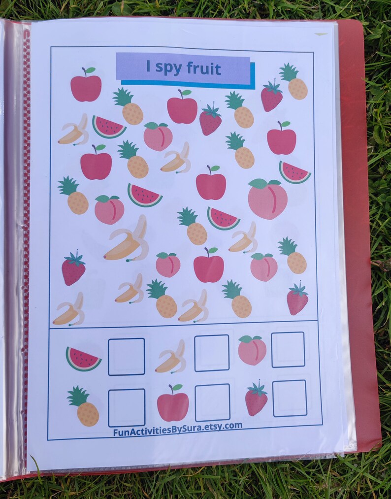 I Spy Activity Book, I Spy Printable Activity Sheets, Preschool ...