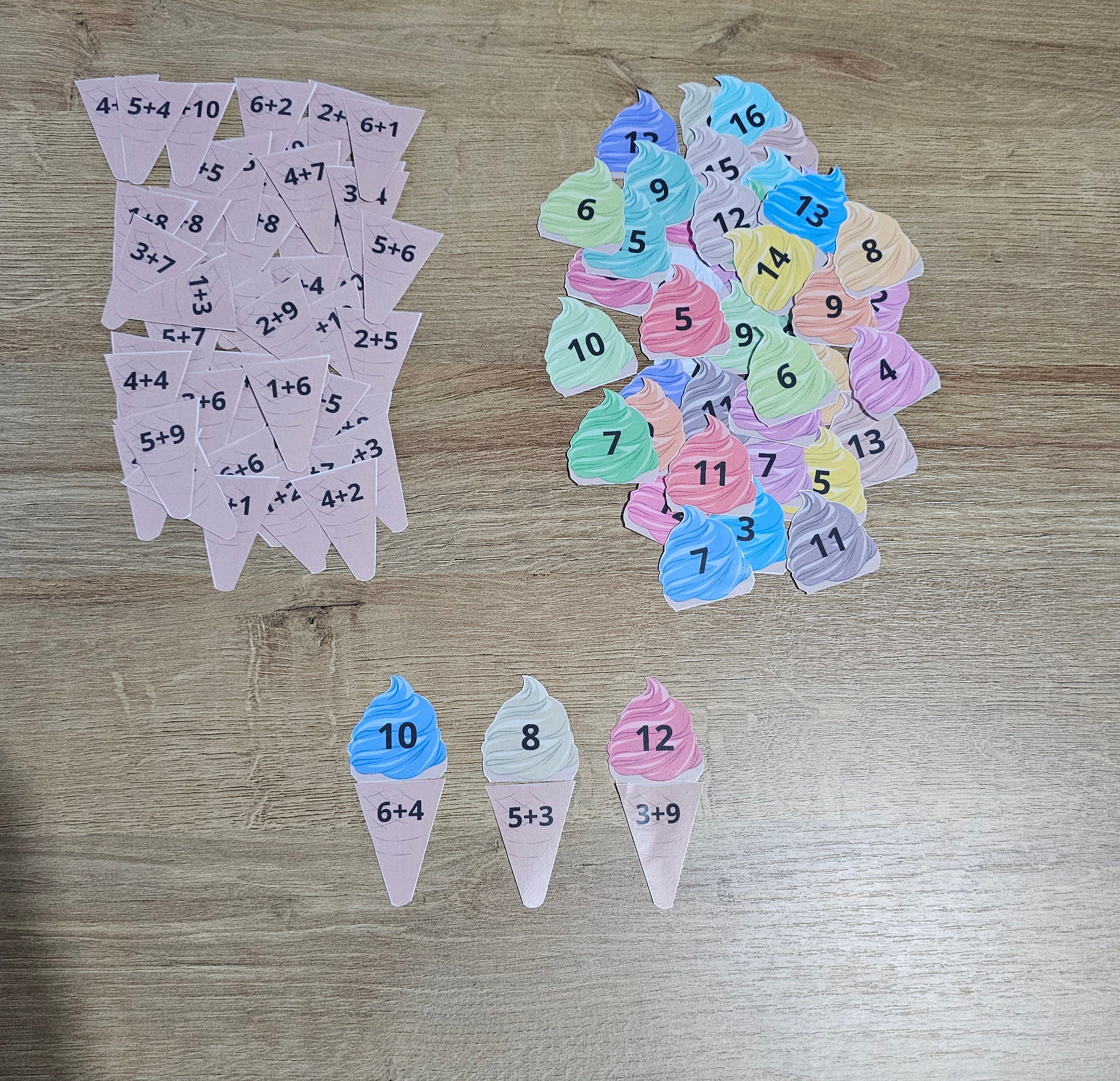 Addition Ice Cream Scoop, Addition Activity, Ice Cream Games, EYFS ...