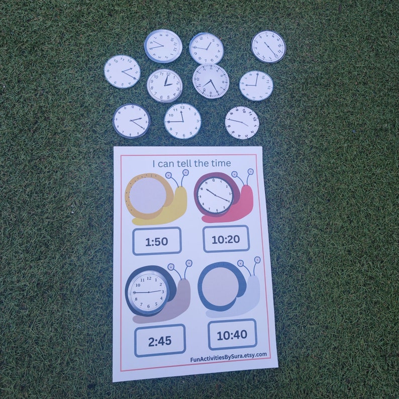 Telling Time Clock Activity, Telling Time Printable, What Time is It ...