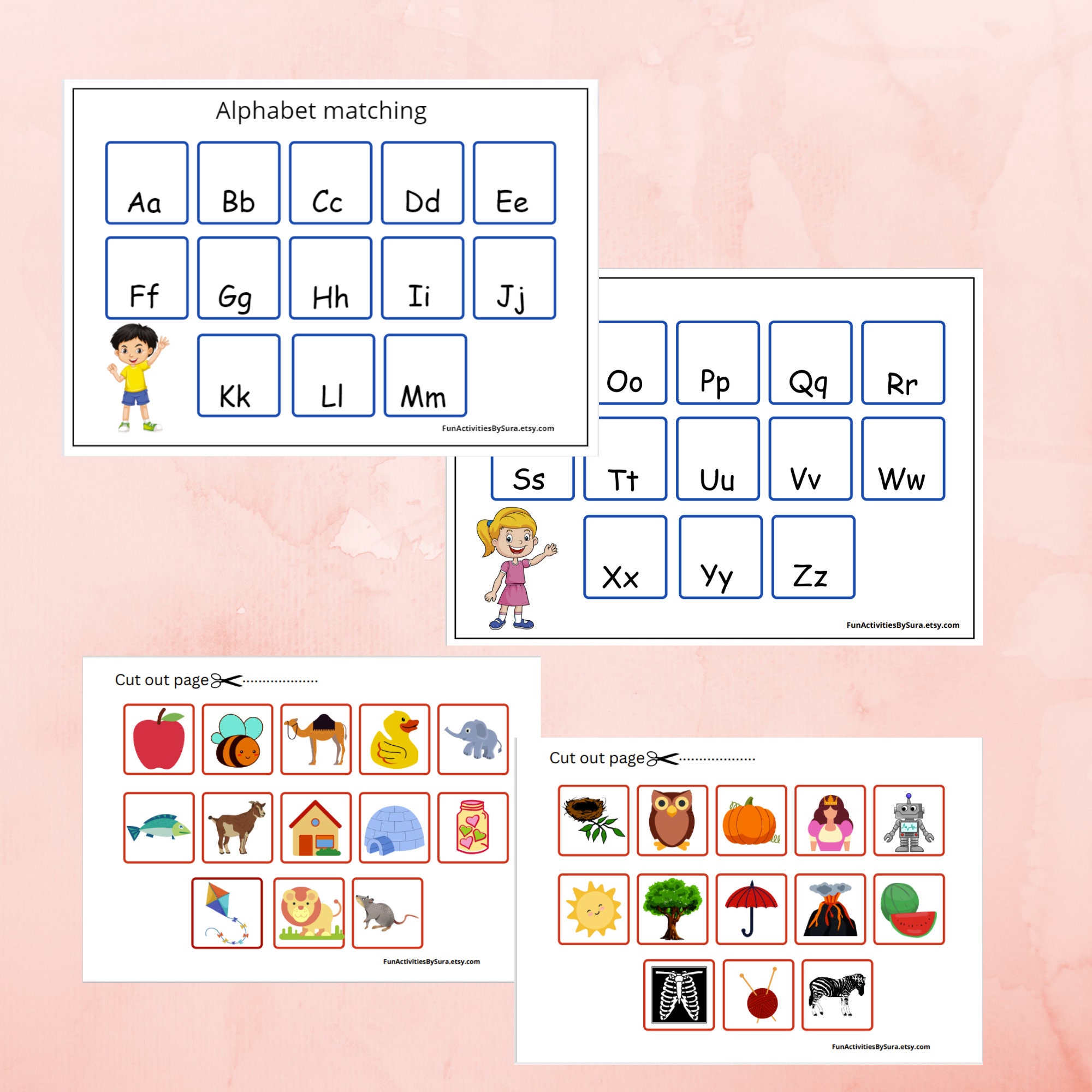 Toddler Busy Book Printable Busy Book Learning Activity for - Etsy