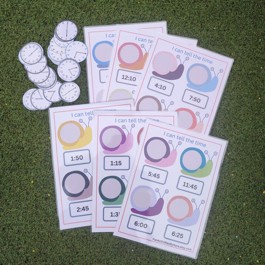 Telling Time Clock Activity, Telling Time Printable, What Time is It ...