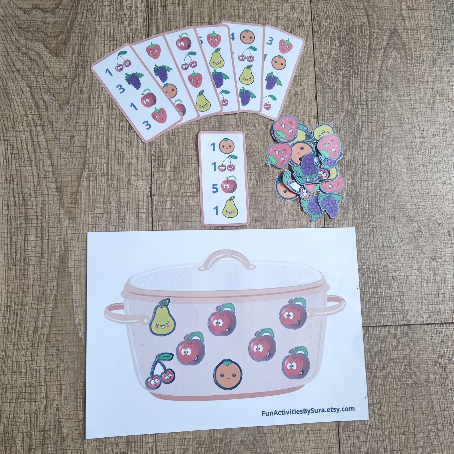 Sticky Pot I Can Make Compote Children Activity, Pattern Activity ...