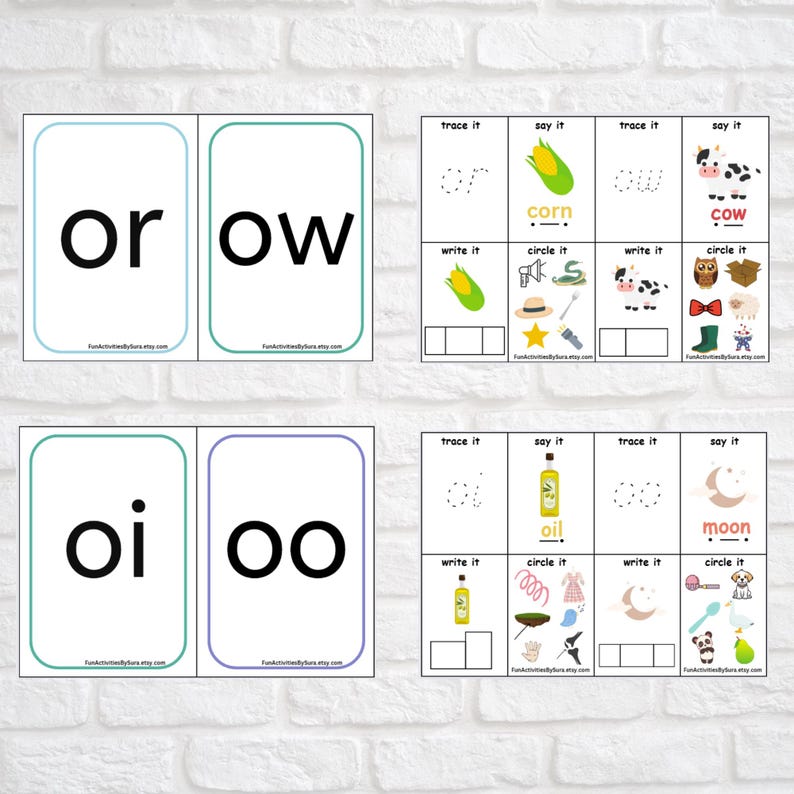 Phonics Flashcards Bundle: Early Learning, Letter Sounds (PDF Digital ...