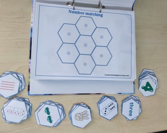 Alphabet Matching Activity Sheets busy Binder Pages Learning - Etsy