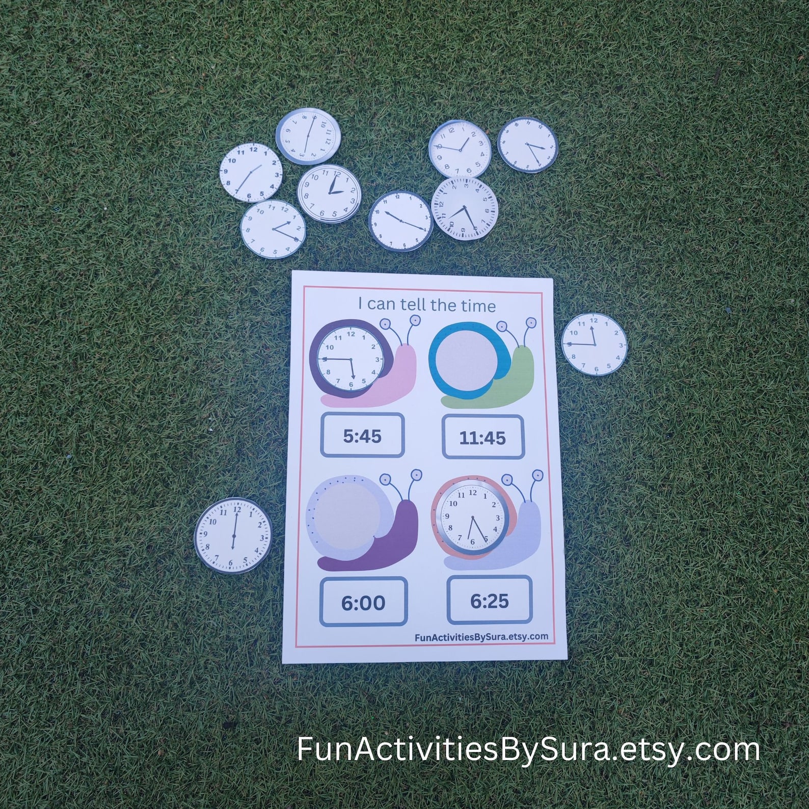 Telling Time Clock Activity, Telling Time Printable, What Time is It ...