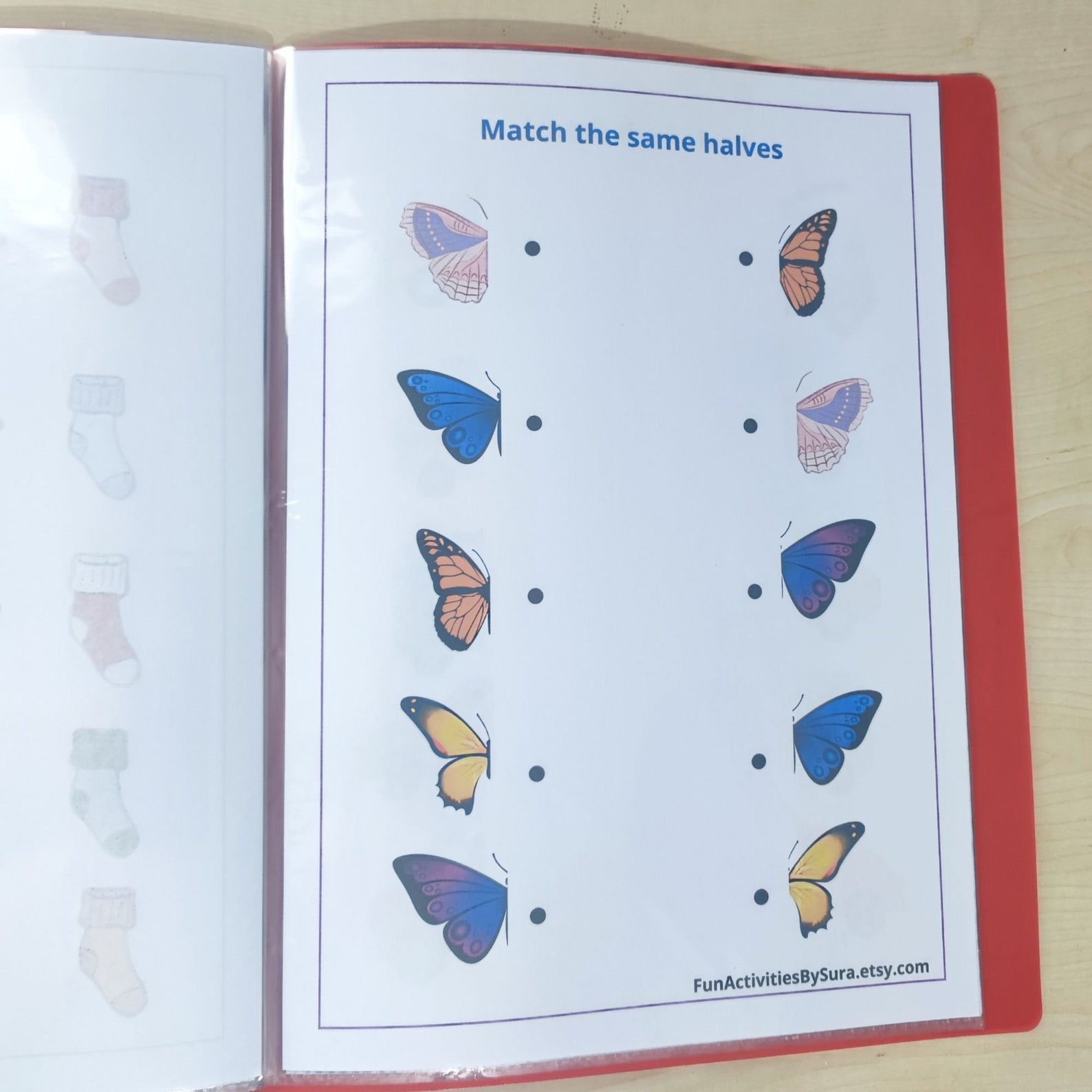 Matching Activity Book Match the Shapes Animals and Their - Etsy