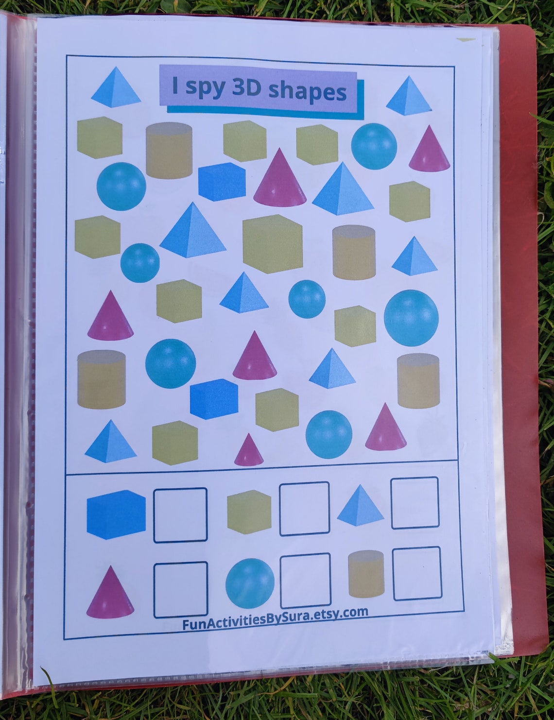 I Spy Activity Book, I Spy Printable Activity Sheets, Preschool ...