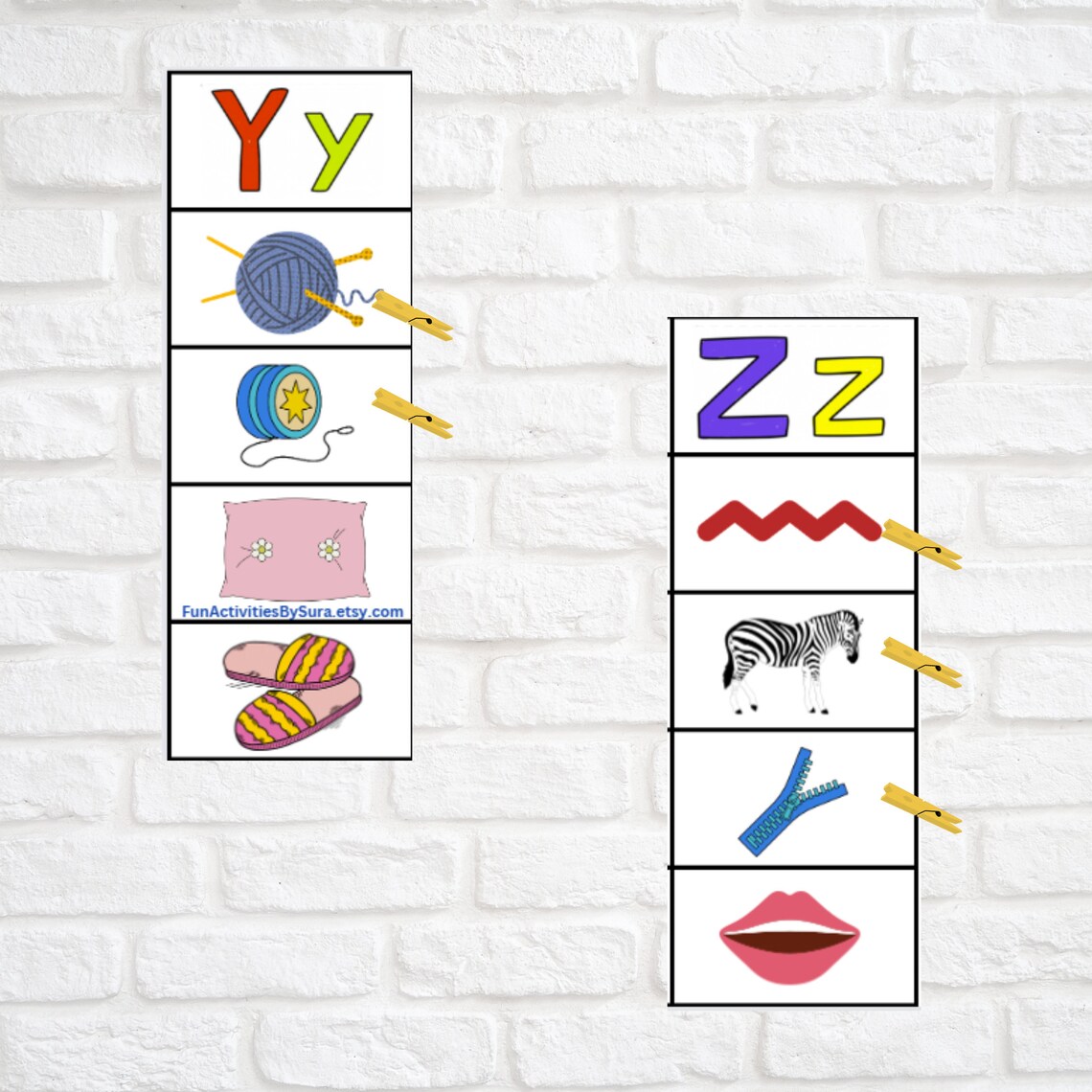 Matching the Beginning Sound With Image Clip Cards Activities, Matching ...