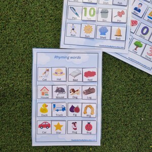 Rhyming Words Matching Worksheet Activity, Printable Preschool Rhyme ...