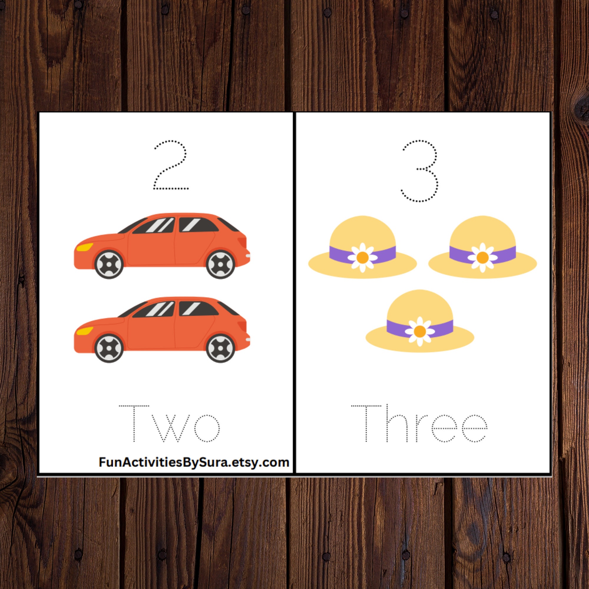 Number Tracing Flashcards 1-20, Printable, Counting, Learn Numbers ...