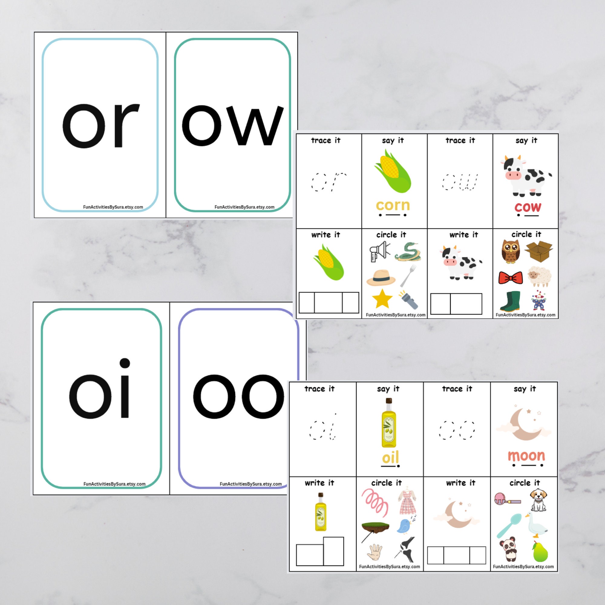 Phase 3 Phonics Cards, Phonics, Learning Phonics, Homeschooling, Early ...