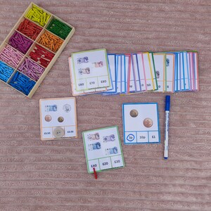 British Money Clip Cards Activity, Learn UK Money Clip Cards, Learn ...