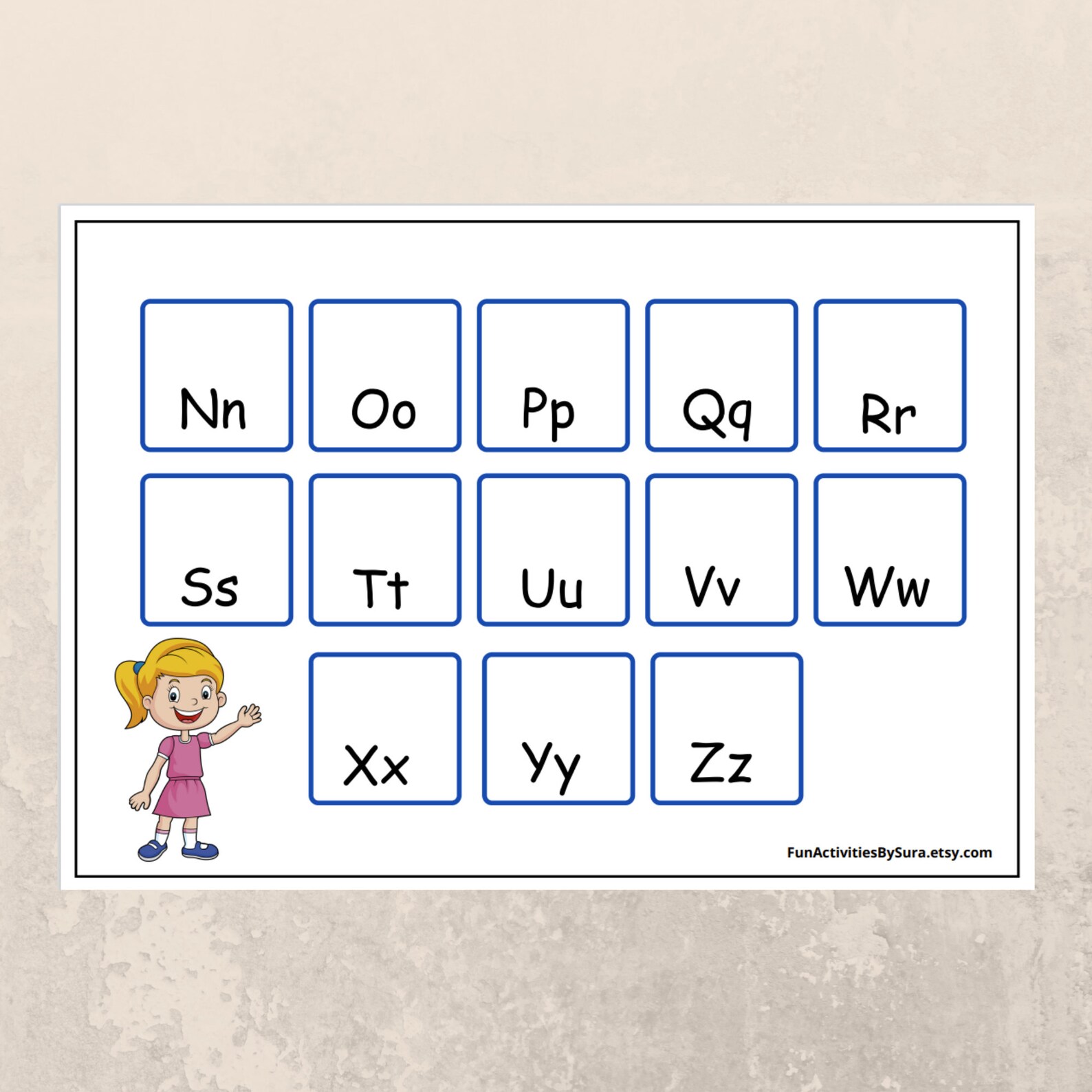 Alphabet Matching Activity Sheets ,busy Binder Pages, Learning ...