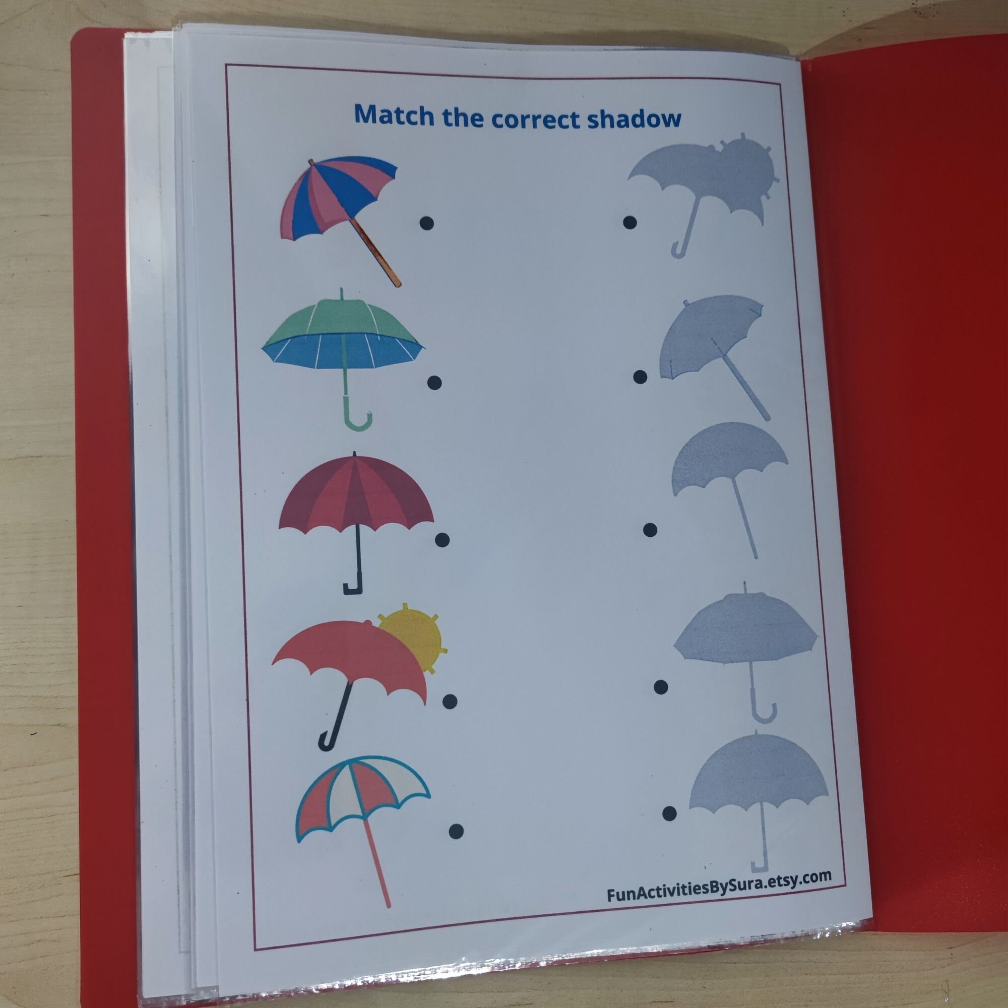 Matching Activity Book, Match the Shapes, Animals and Their Foods ...