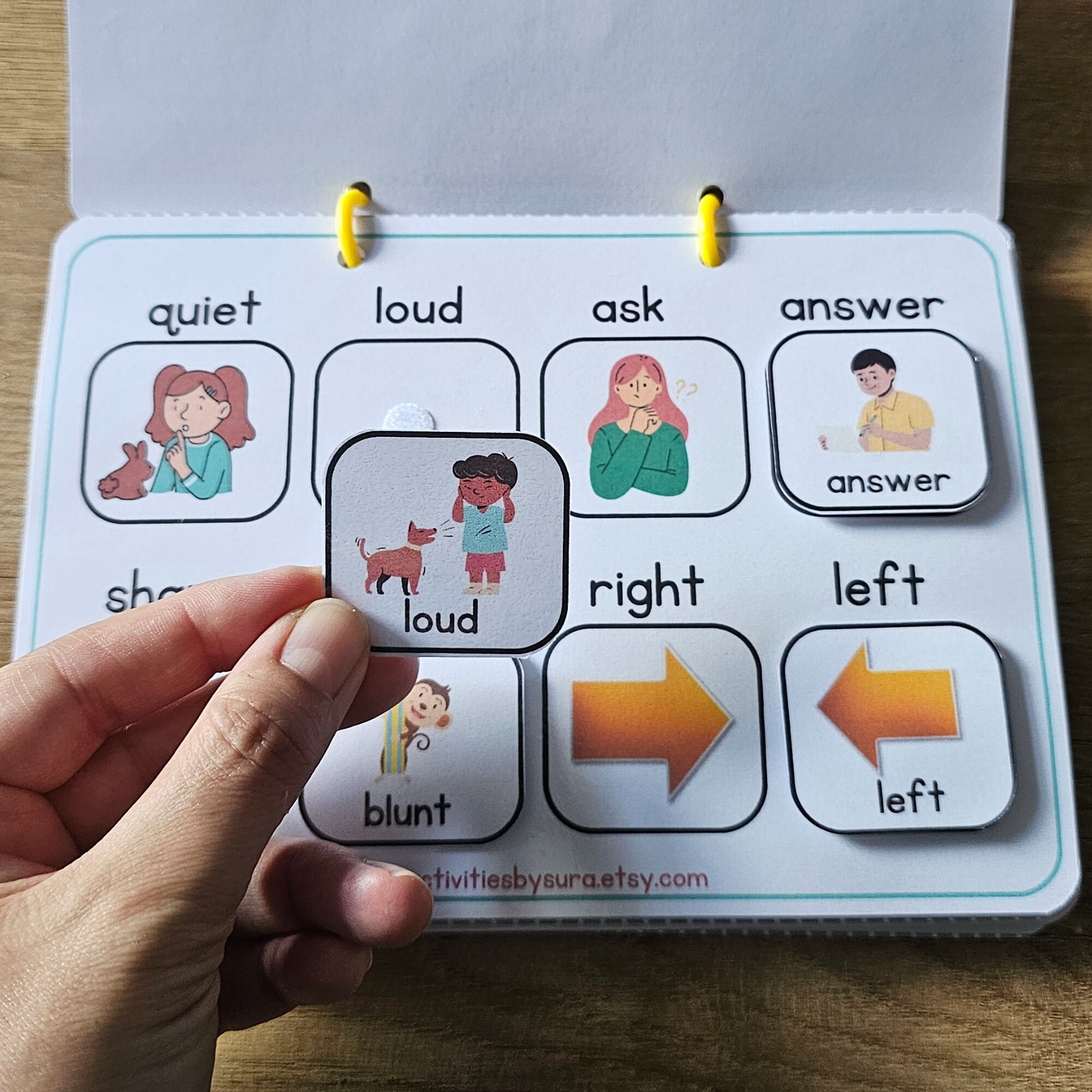 Opposite Words Matching Book, Learn Opposites, Opposite Worksheet ...