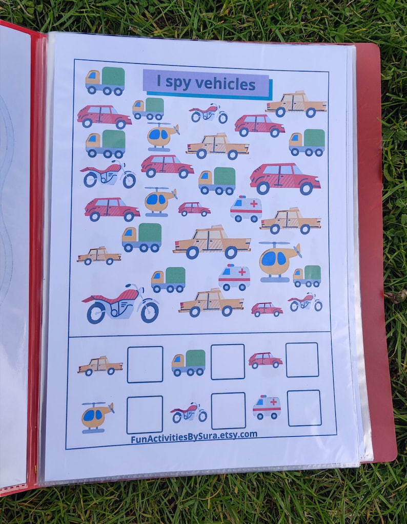 I Spy Activity Book, I Spy Printable Activity Sheets, Preschool ...
