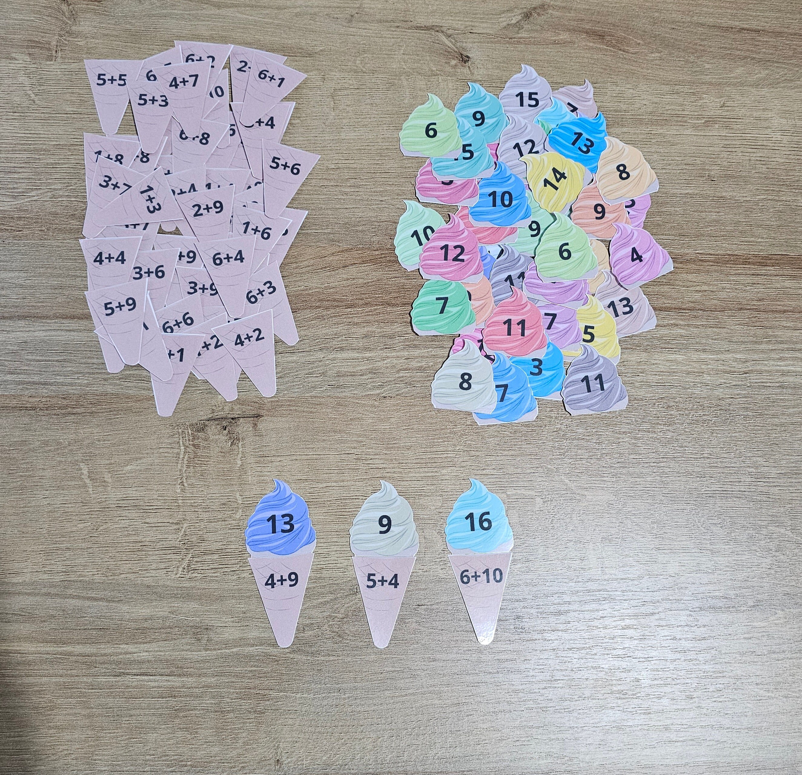 Addition Ice Cream Scoop, Addition Activity, Ice Cream Games, EYFS ...