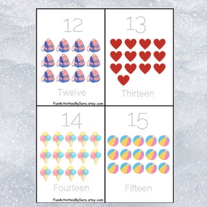 Number Tracing Flashcards 1-20, Printable, Counting, Learn Numbers ...