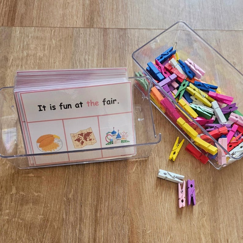 Phase 3 Phonics Sentence Building Activity for Preschool | Fine Motor ...