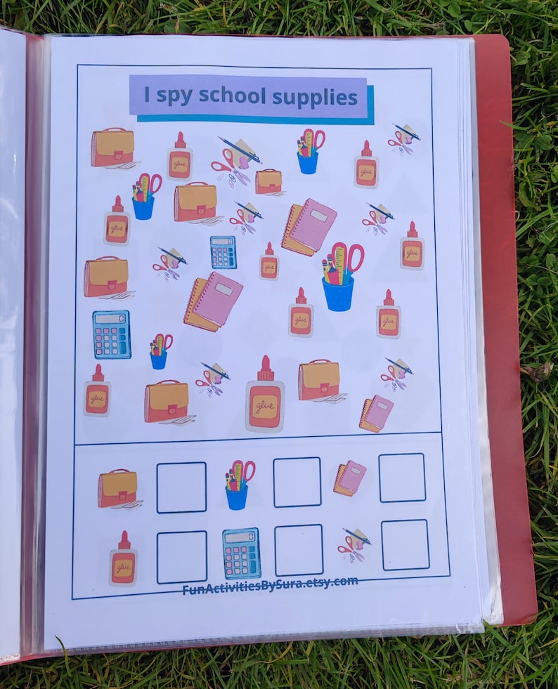 I Spy Activity Book, I Spy Printable Activity Sheets, Preschool ...