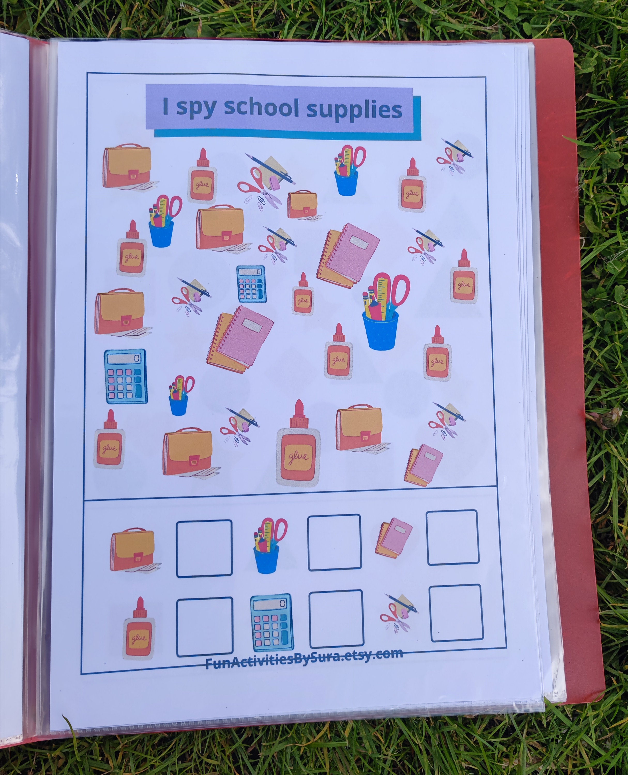 I Spy Activity Book, I Spy Printable Activity Sheets, Preschool ...