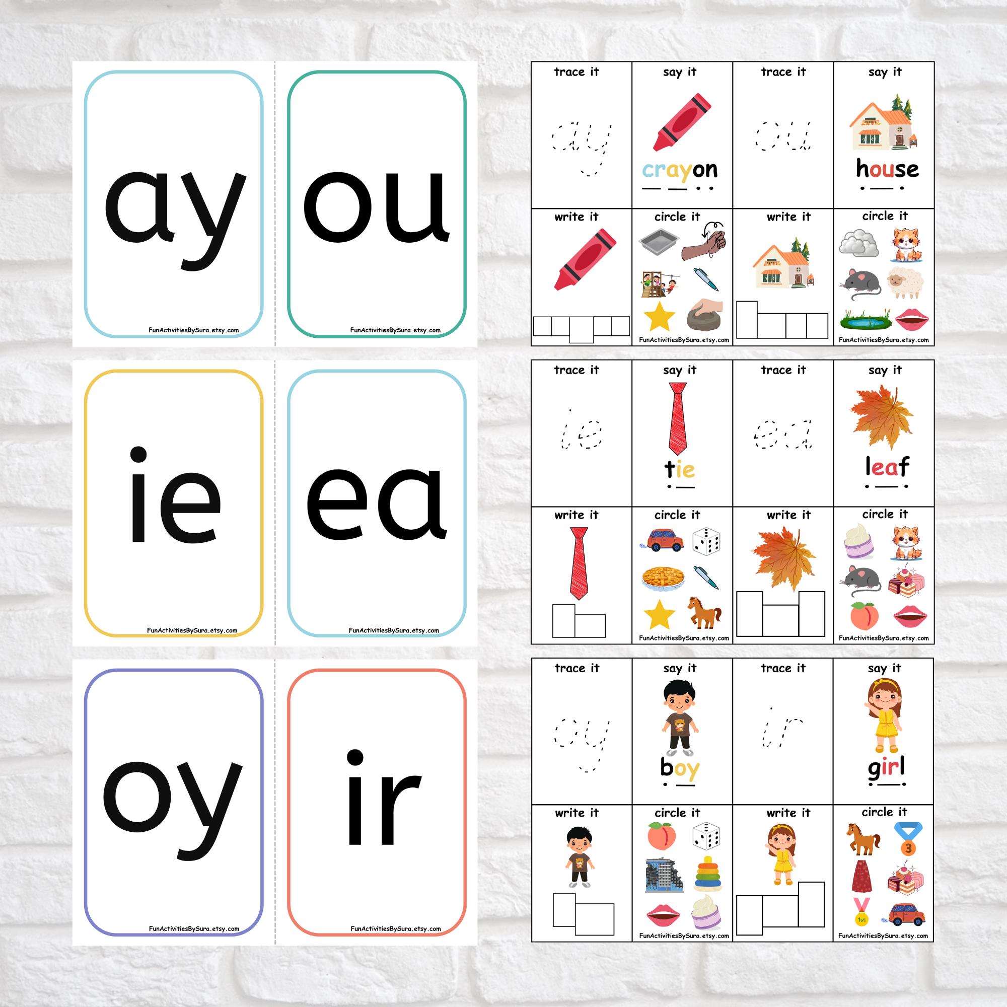 Phonics Cards Bundle , Phonics Fun, Learning Phonics, Homeschooling ...