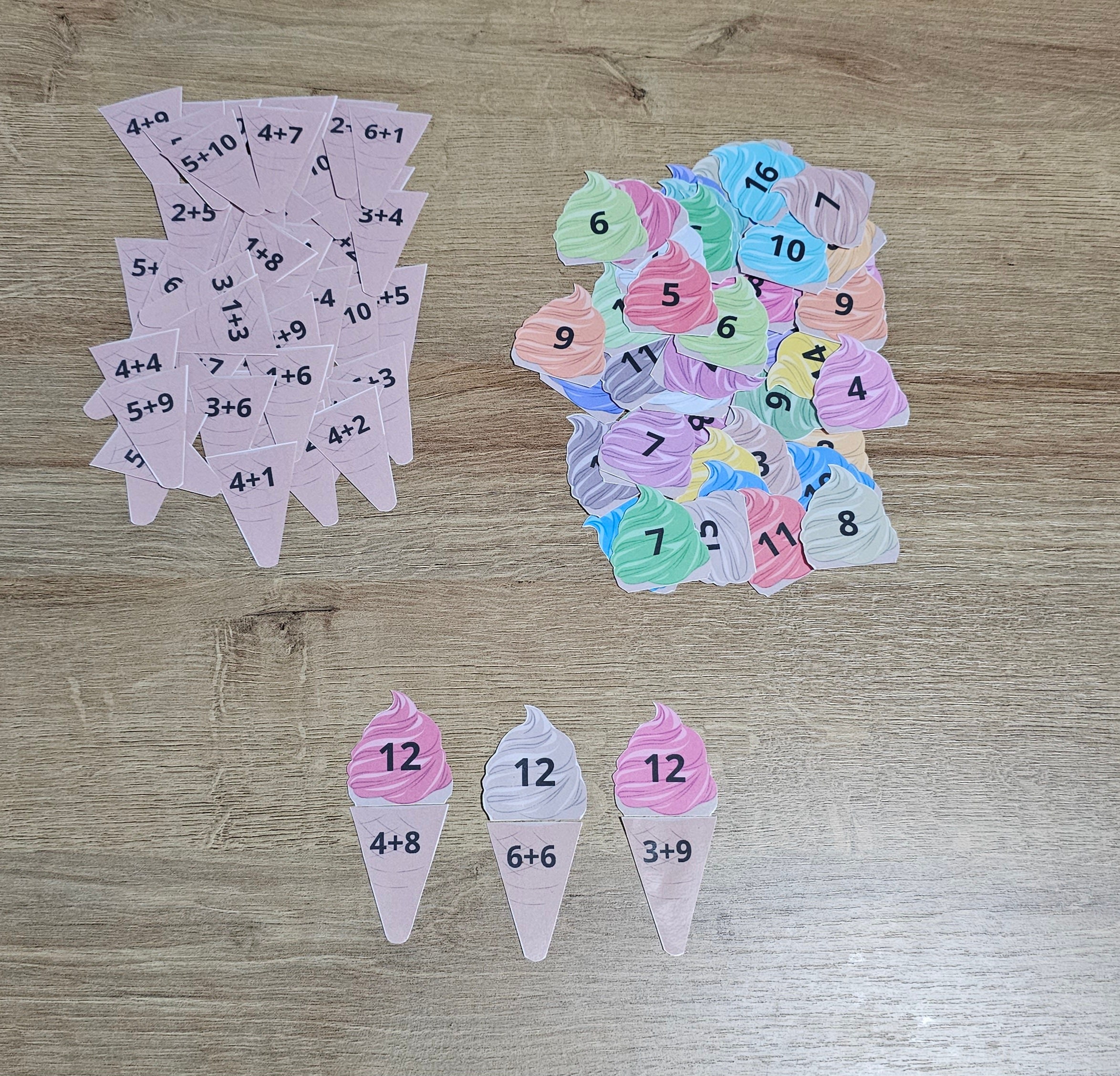 Addition Ice Cream Scoop, Addition Activity, Ice Cream Games, EYFS ...