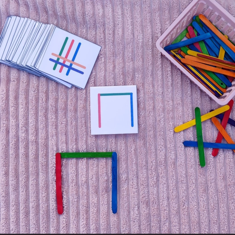 Bundle Popsicle Sticks Activity, Preschool Activities, Fine Motor ...