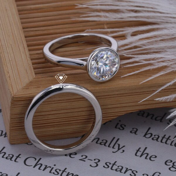 Simple Engagement Ring - Etsy