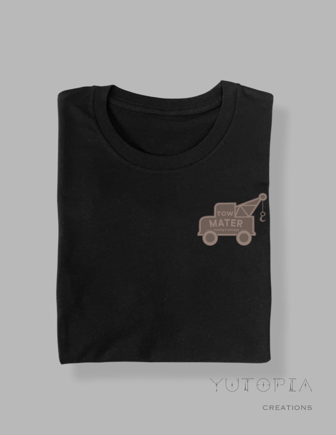 Disney, Cars, Tow Mater Sign Inspired Minimalist Unisex T Shirt, Tow ...