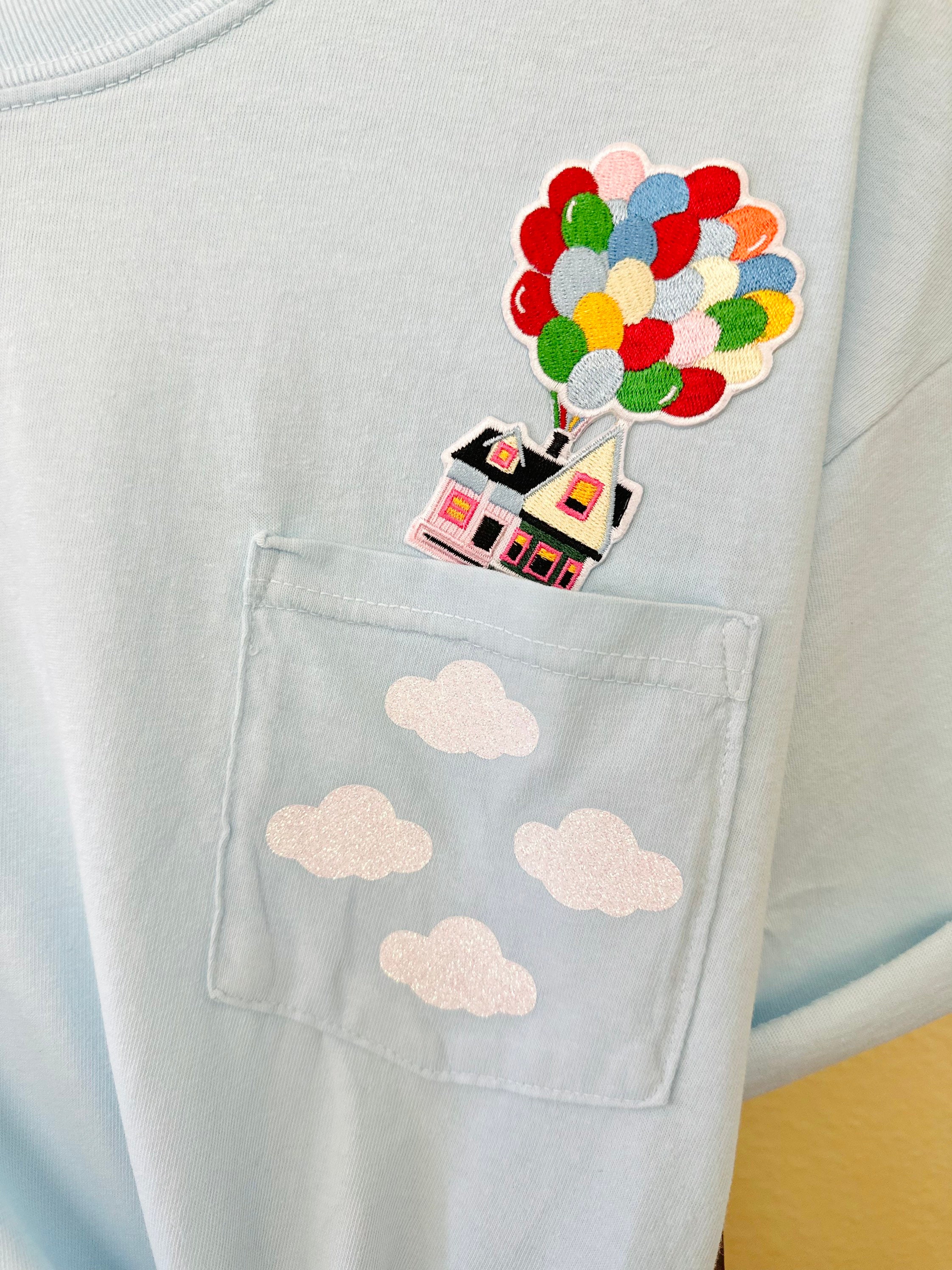 Disney, up Movie Inspired, Balloon House Embroidery Patch, Peek a Boo ...