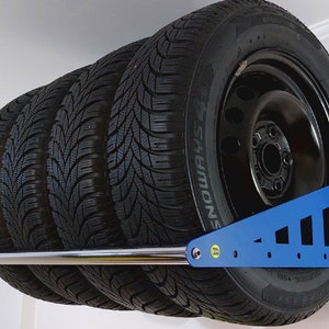 Garage Storage, Tire Storage, Red Shelf, Colorful Shelf, Wall Mount ...