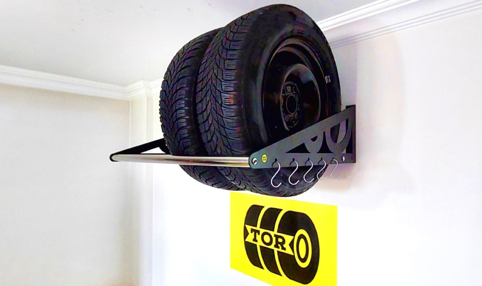 Wall Mounted Car Tire Rack Accordion Rack Tire Rack Wheel - Etsy