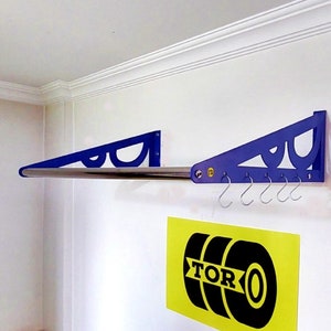 Garage Storage, Tire Storage, Red Shelf, Colorful Shelf, Wall Mount ...