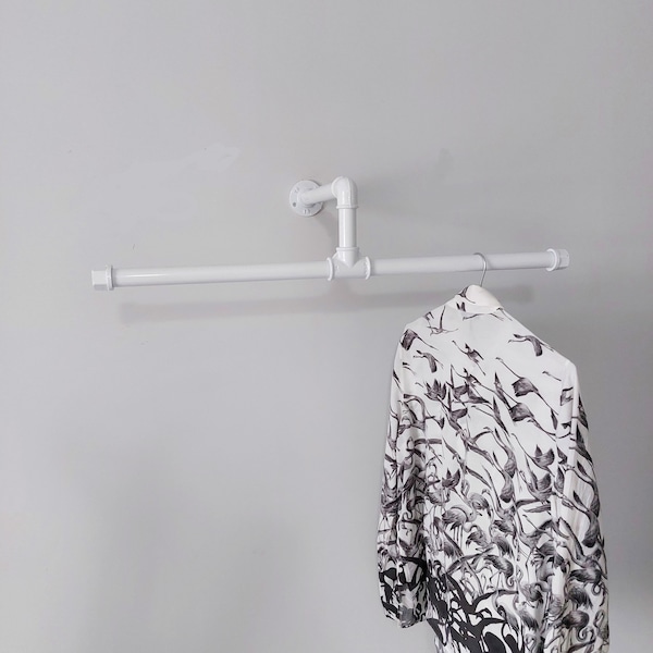 Metal Clothes Rod Holder - Etsy
