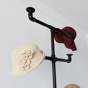Hat Rack, Industrial Style Hat Storage, Steampunk Hat Rack ...