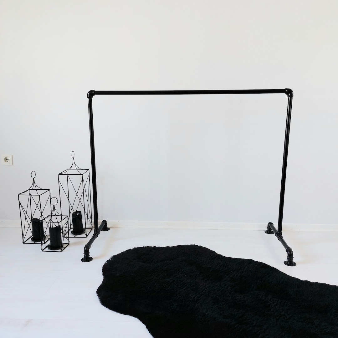 Freestanding Clothing Racks, Industrial Clothes Stand, Standing Coat ...