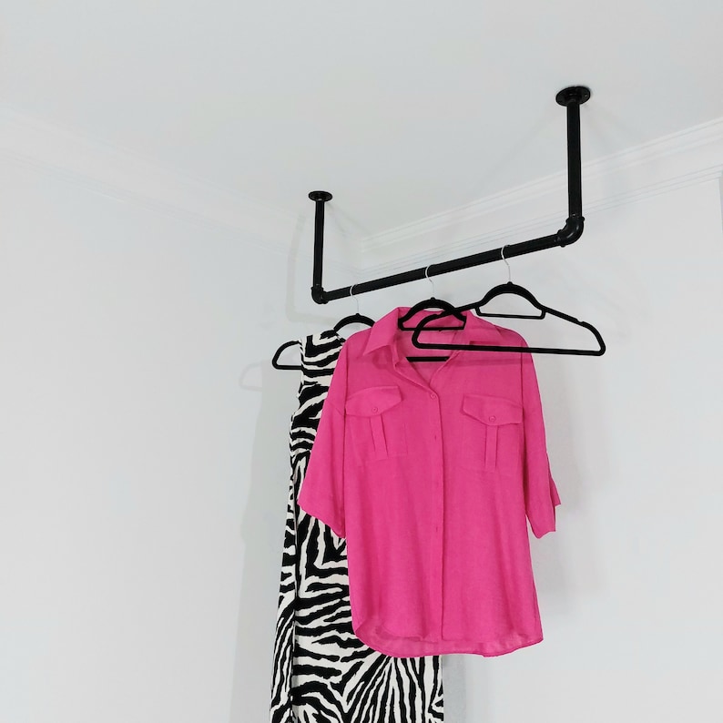 Ceiling Mounted Clothes Hanger Laundry Clothes Rack Clothes - Etsy