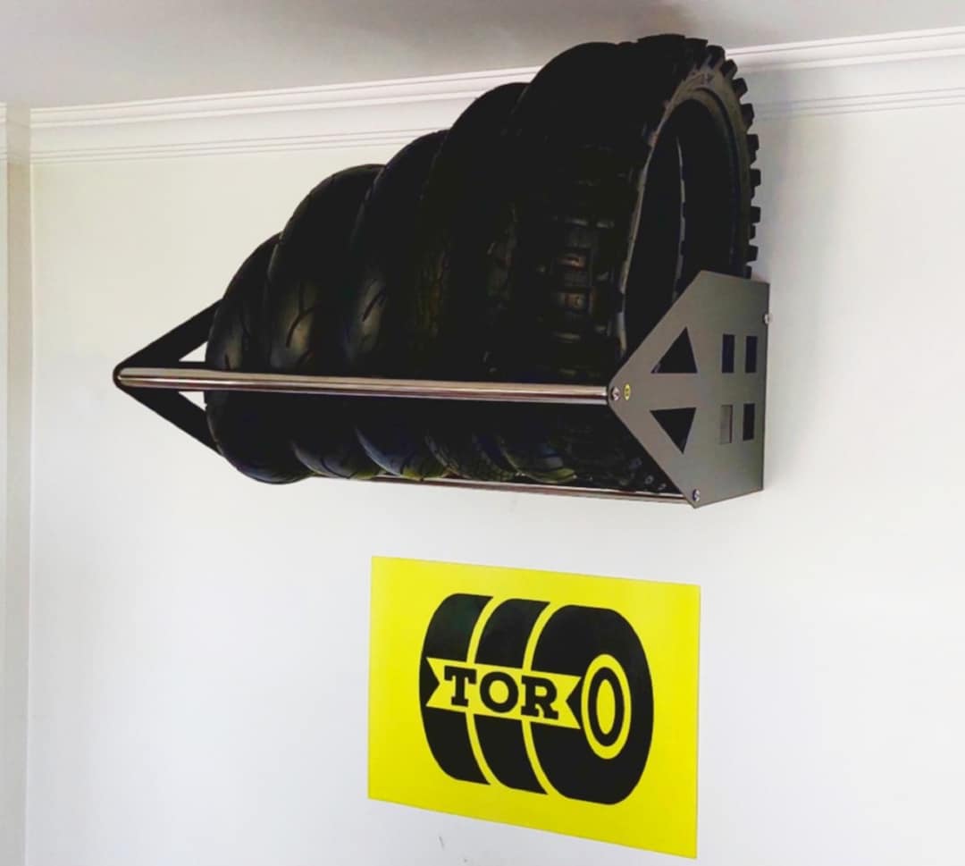 Black Rack, Colorful Shelves, Arrangement of Garage, Garage Storage ...