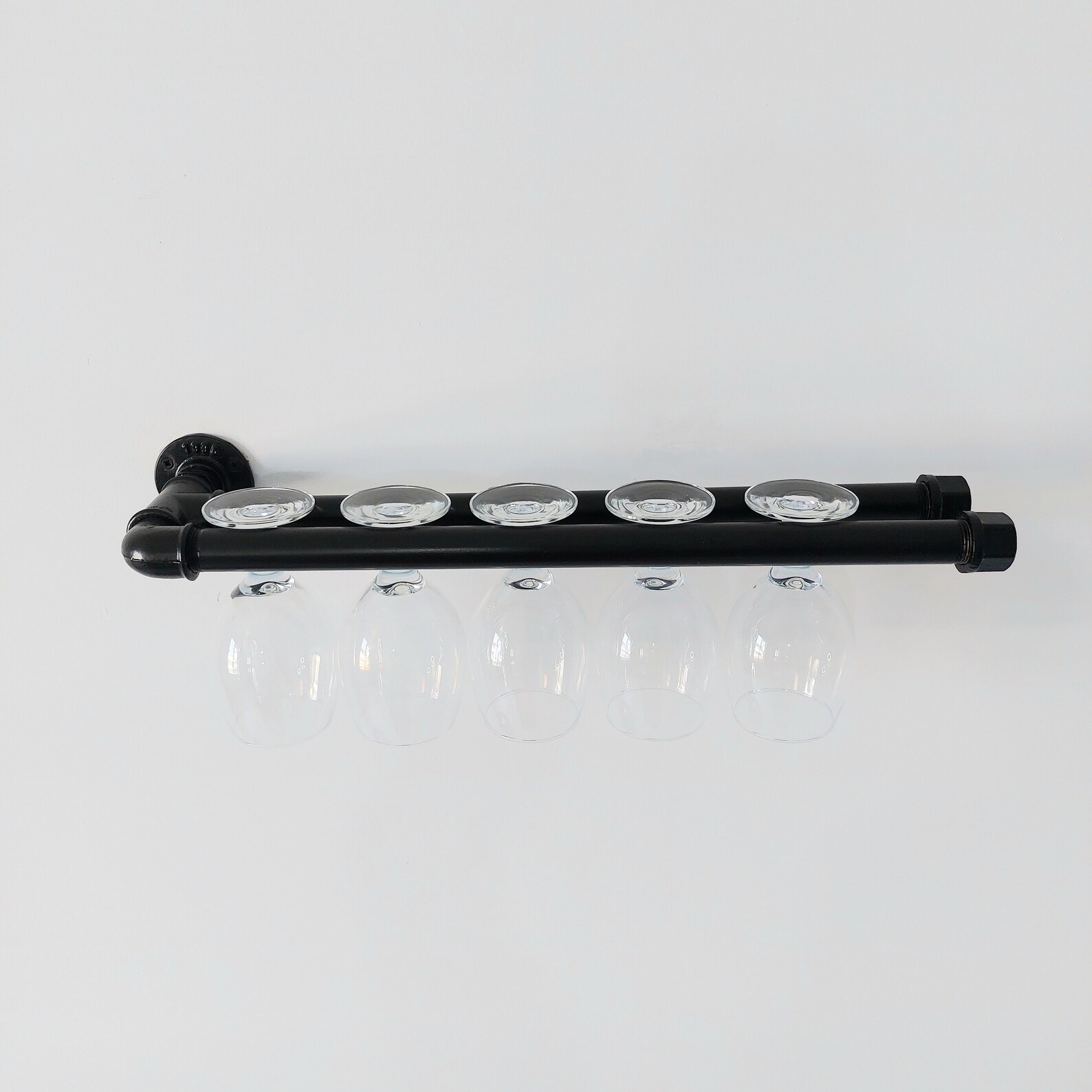 Wine Glass Rack, Wine Shelf With Glass Holder, Handy Wine Glass Shelf ...