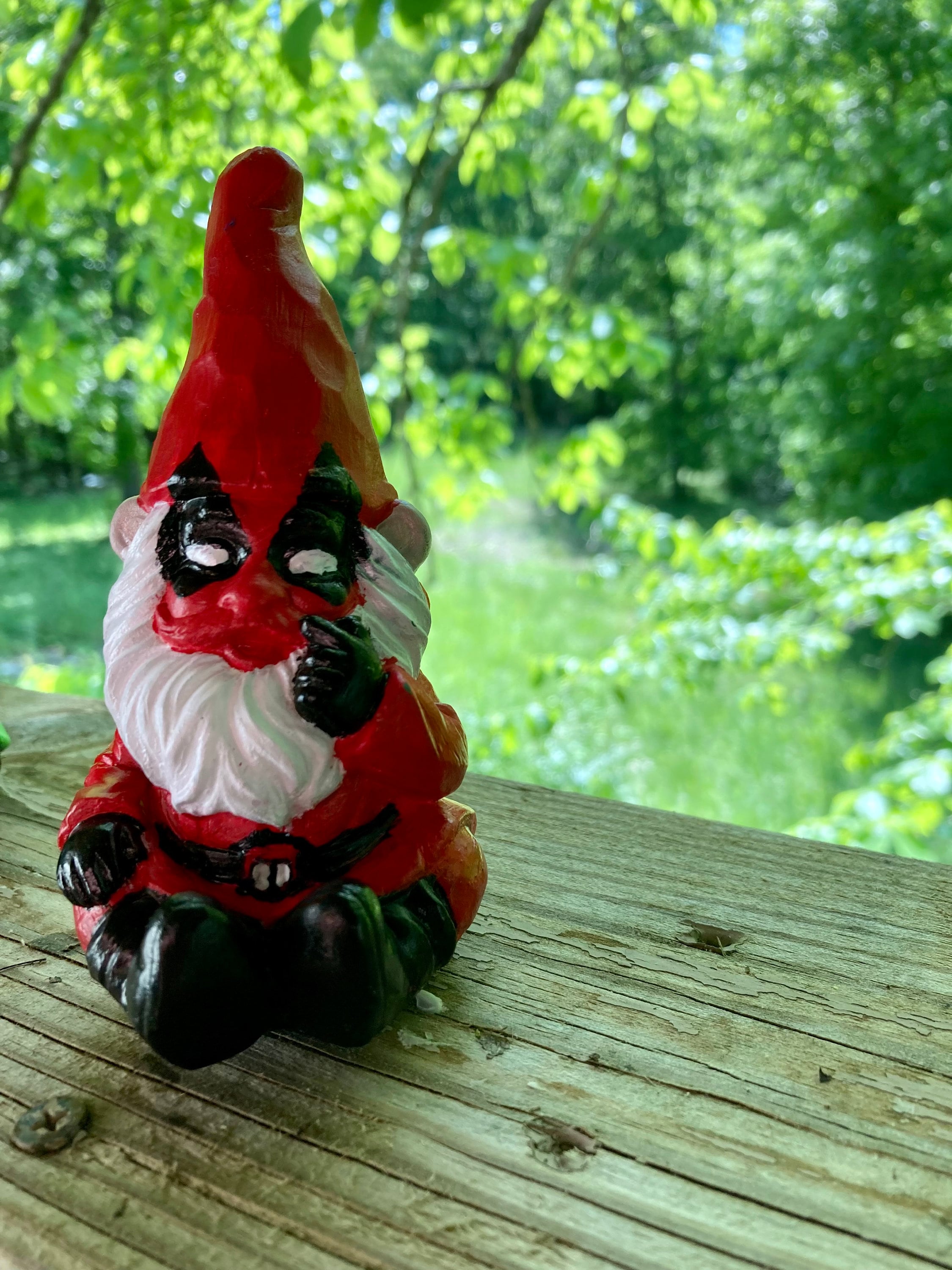 Gnome Fun Time/ Garden Gnome/ Yard Art/ Character Inspired/ Ceramic Art ...