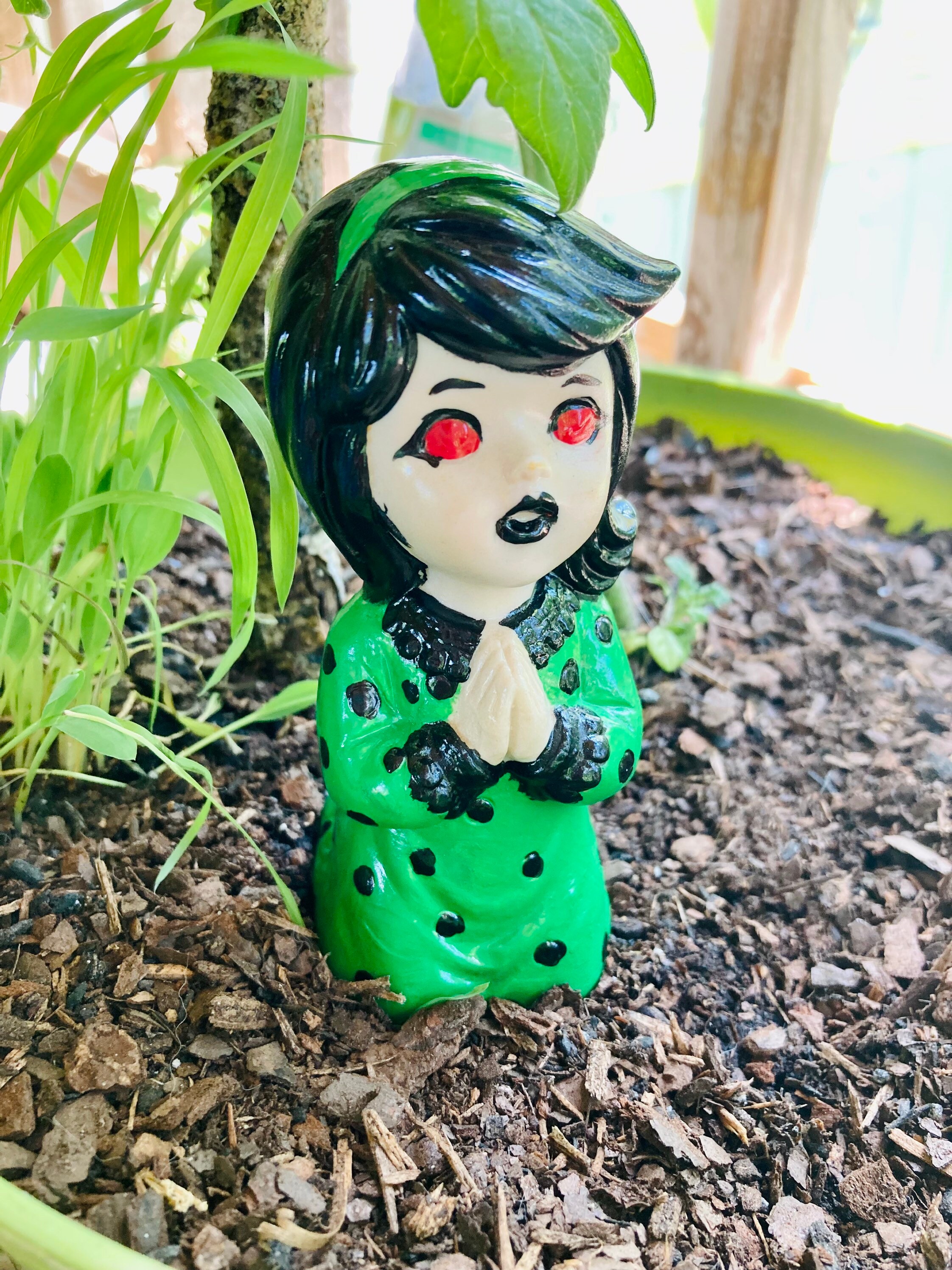 Goth Girl/ Witch, Emo Girl Figurine - Etsy