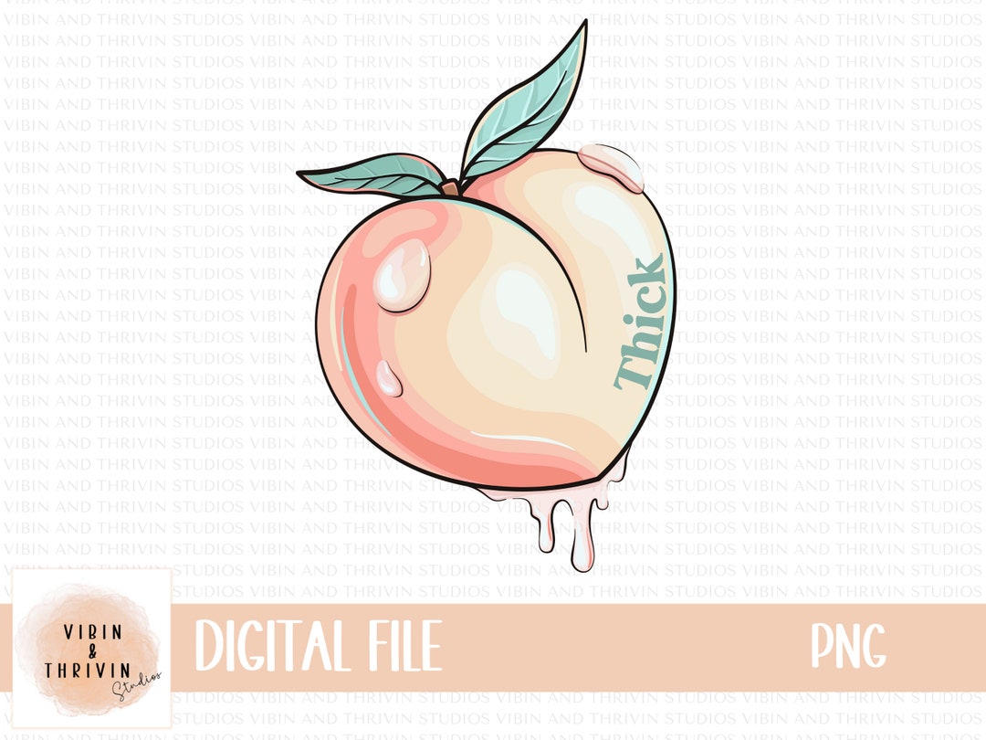 Thick Peach Butt PNG, Georgia Peach, Peach Ass Png, Peach Bum, Thick ...