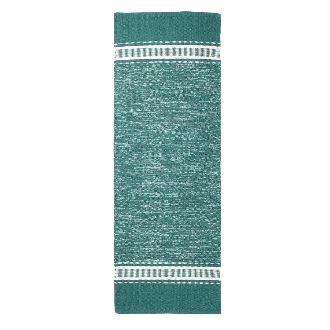 Handmade Organic Cotton Yoga Mat - 2x6 Washable Exercise Rug - Eco ...