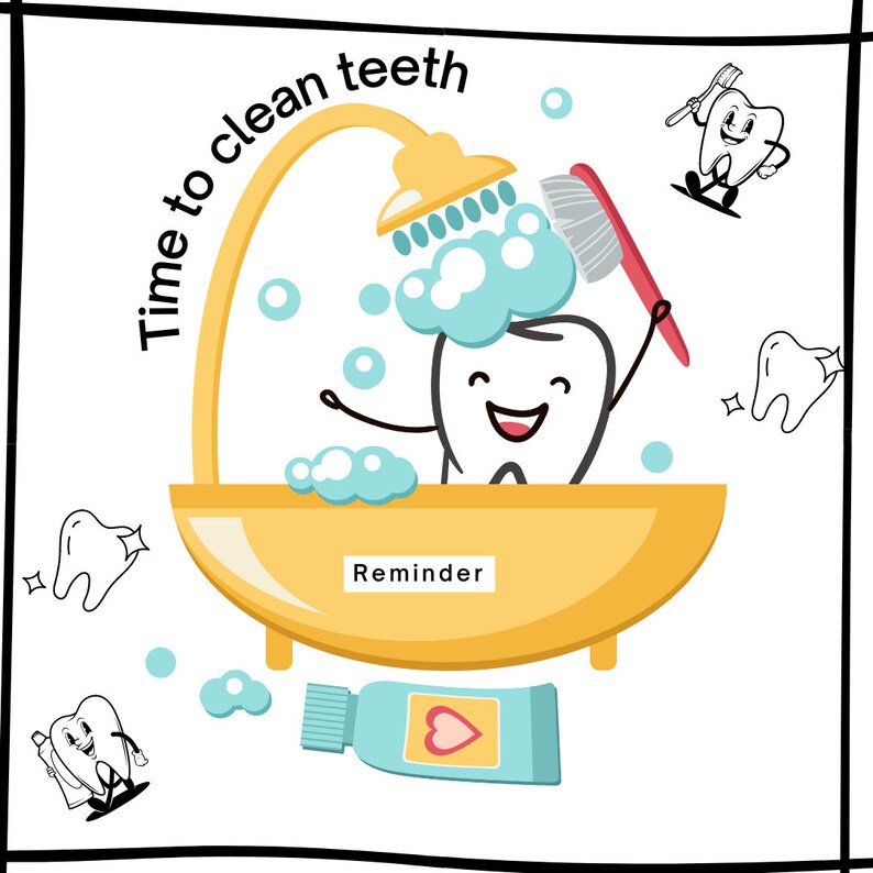 I Brushed My Teeth Tooth Brushing Printable Tooth Brushing Chart Fun ...