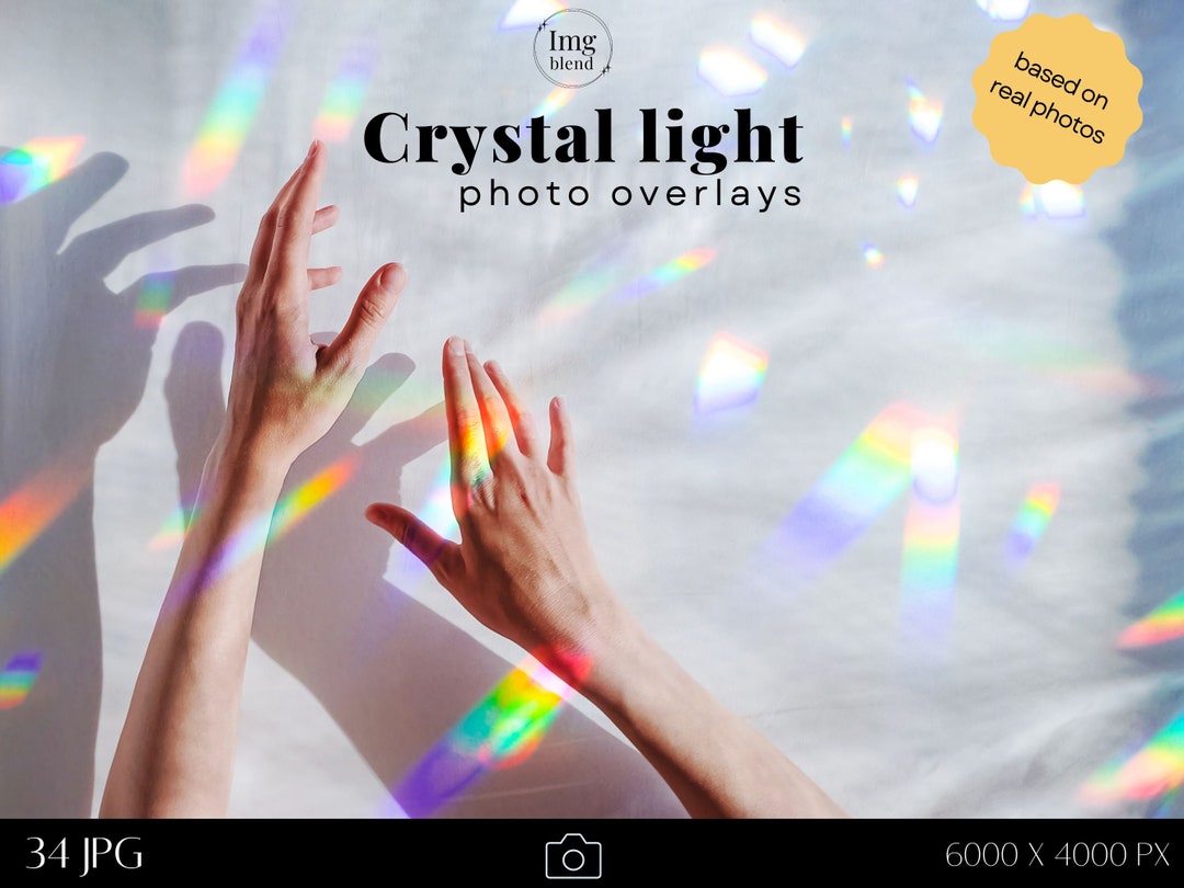 Set of 34 Crystal Light Photo Overlays Rainbow Effect Prism - Etsy