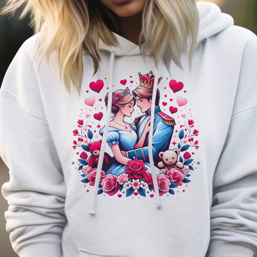 True Love's Embrace Women's Hoodie - Princess & Prince - Fairy Tale ...