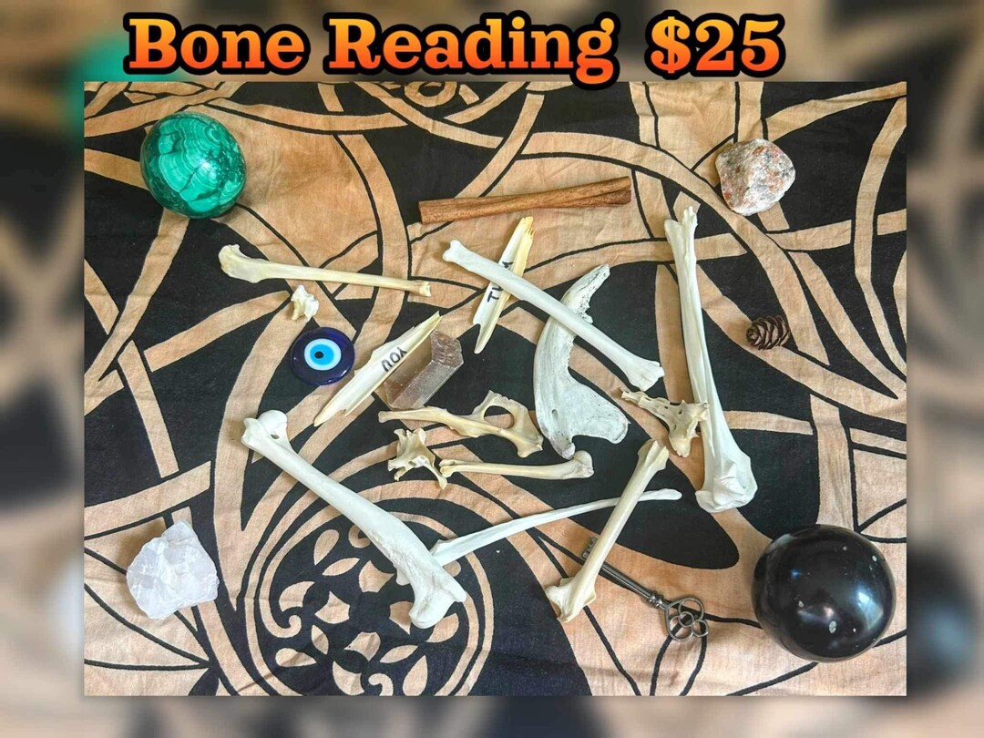 Osteomancy Reading | Bone Throwing Reading | Bone Throwing | - Etsy
